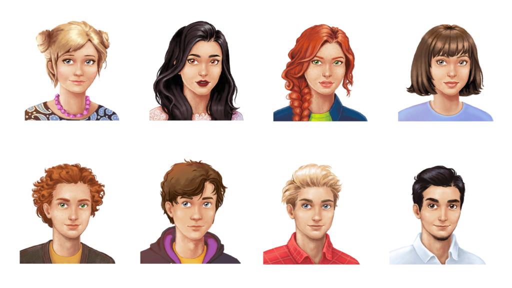 Different Characters - Kalyna Digital